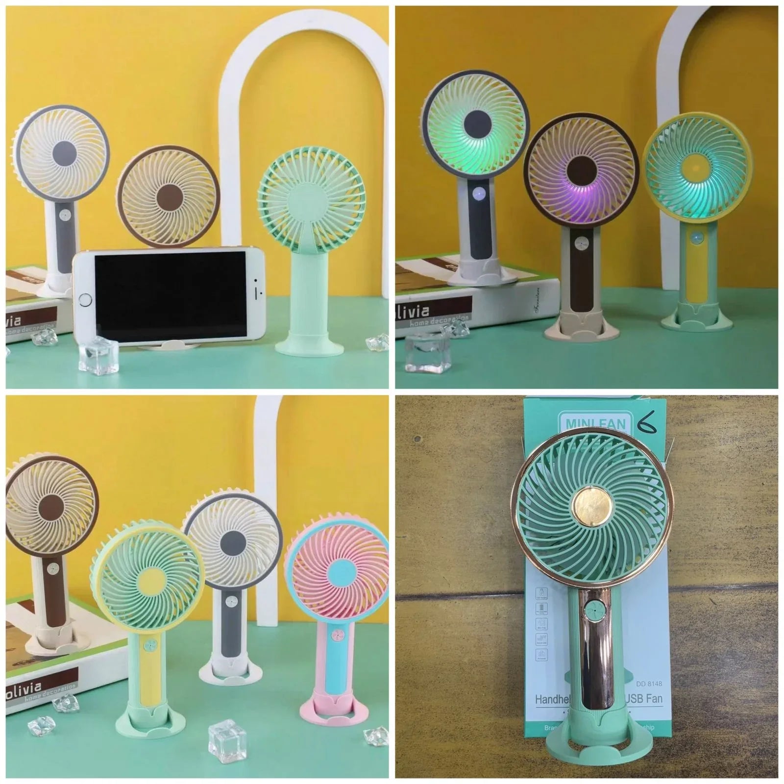 Portable Desk Fan – USB Rechargeable 3-Speed | Clarify.pk – Trenducts.pk
